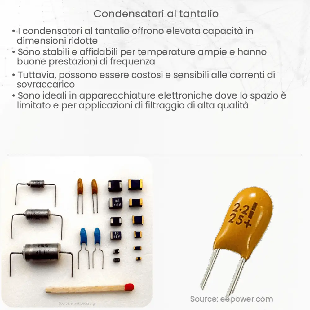 Condensatori al tantalio – Electricity – Magnetism