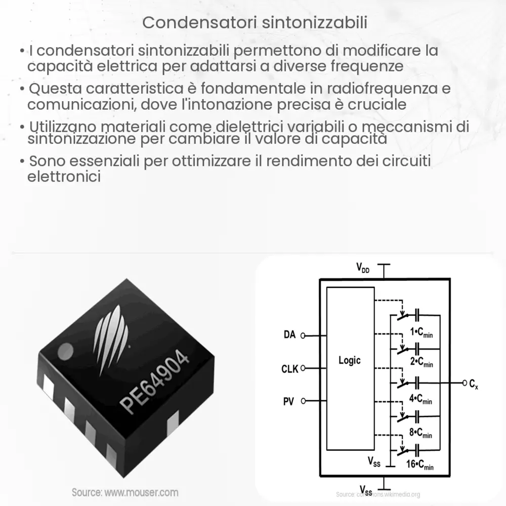 Condensatori Sintonizzabili – Electricity – Magnetism