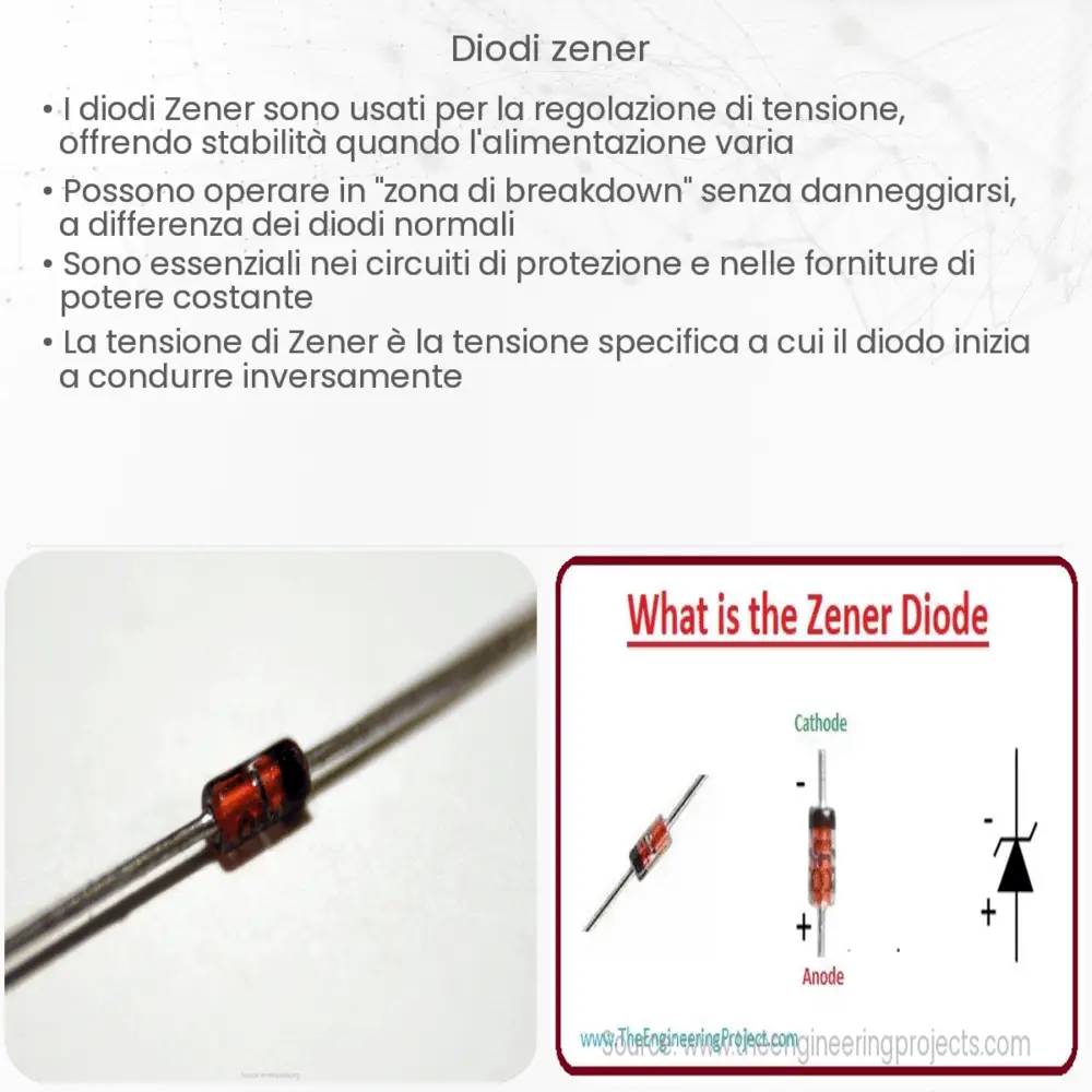 Diodi Zener| Come funziona, Applicazione e Vantaggi