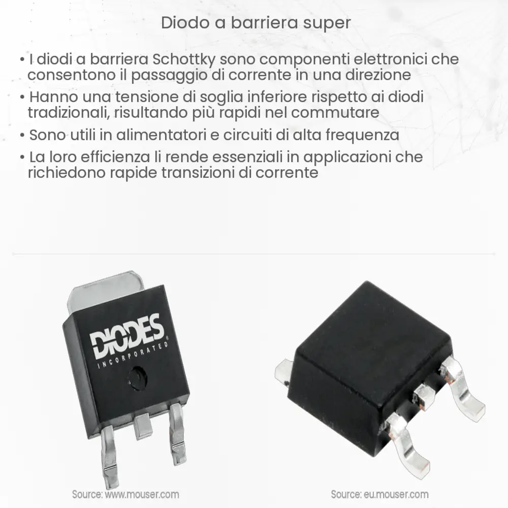 Diodo a barriera super – Electricity – Magnetism