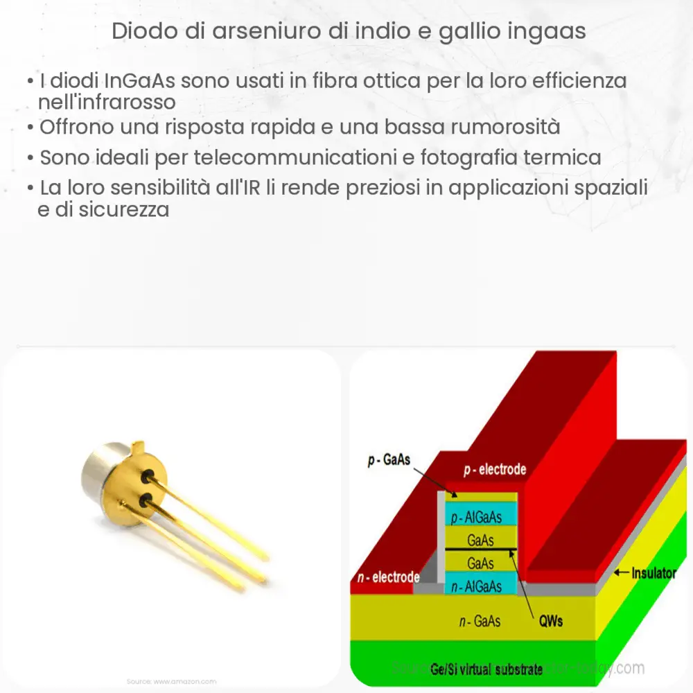 Diodo all'arseniuro di gallio (GaAs)| Come funziona, Applicazione e ...