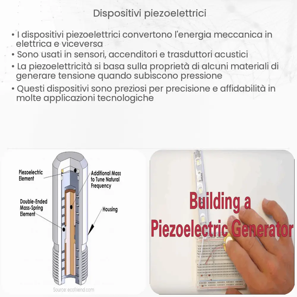 Elementi Piezoelettrici| Come funziona, Applicazione e Vantaggi