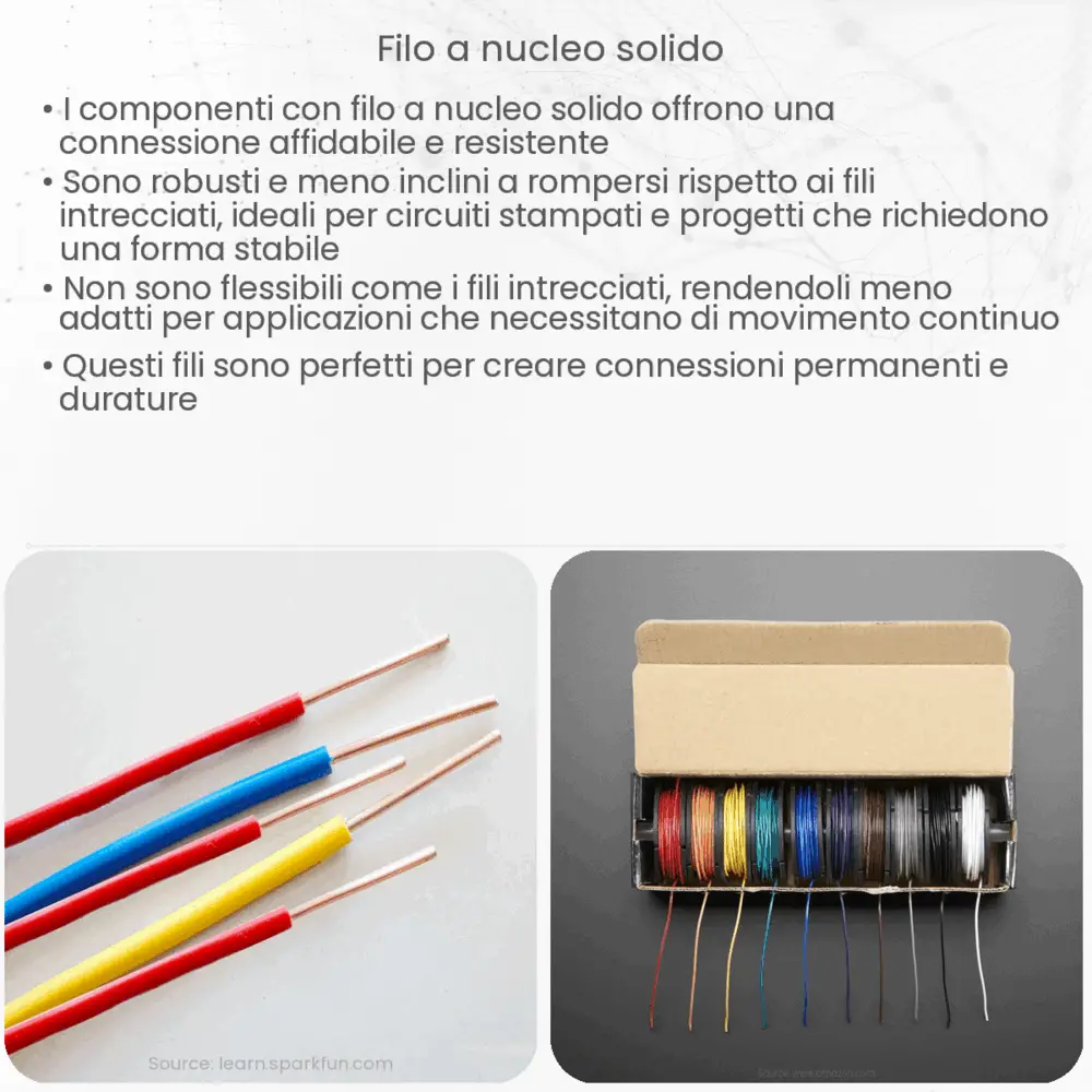 filo a nucleo solido| Come funziona, Applicazione e Vantaggi