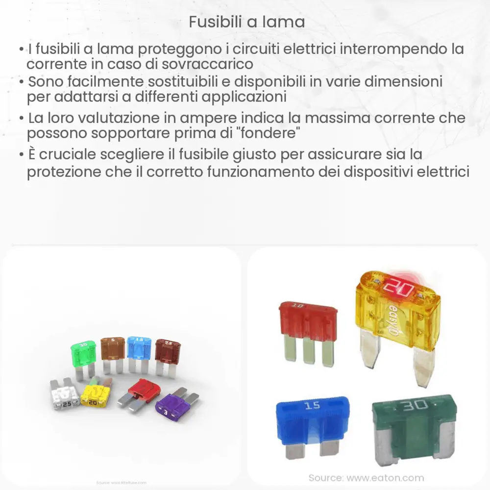 Fusibili a lama – Electricity – Magnetism