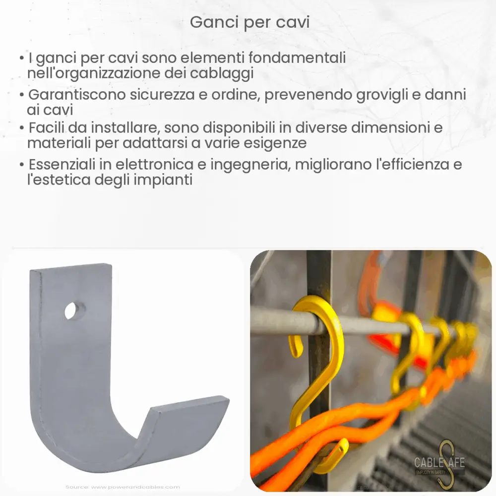 Ganci per cavi| Come funziona, Applicazione e Vantaggi