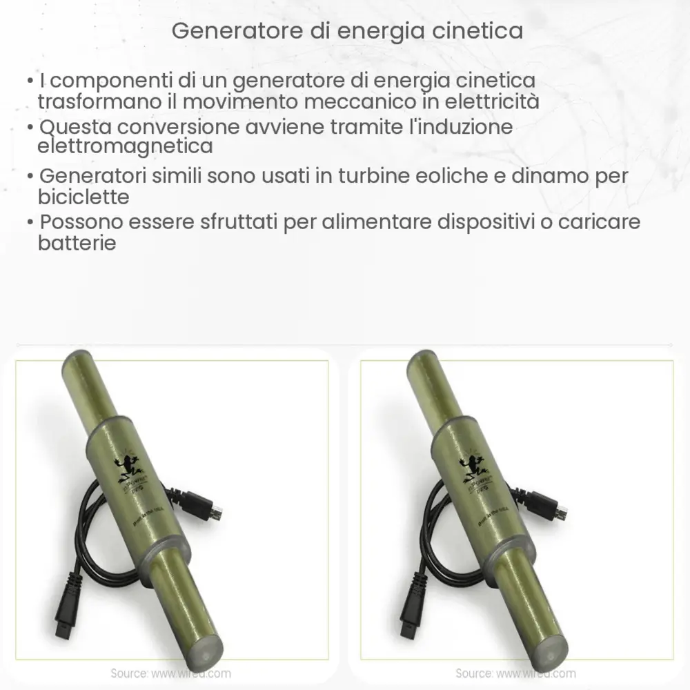 Generatore di Energia Cinetica| Come funziona, Applicazione e Vantaggi