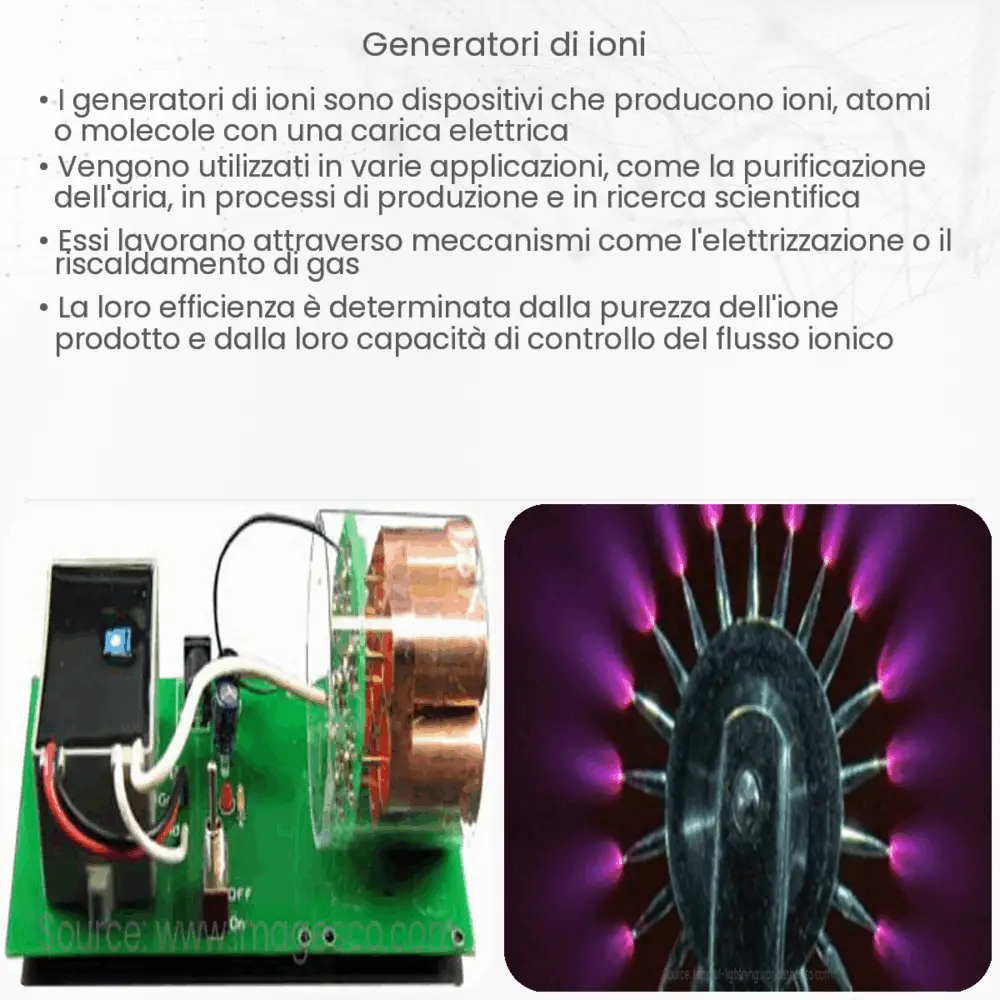 Generatori di ioni| Come funziona, Applicazione e Vantaggi