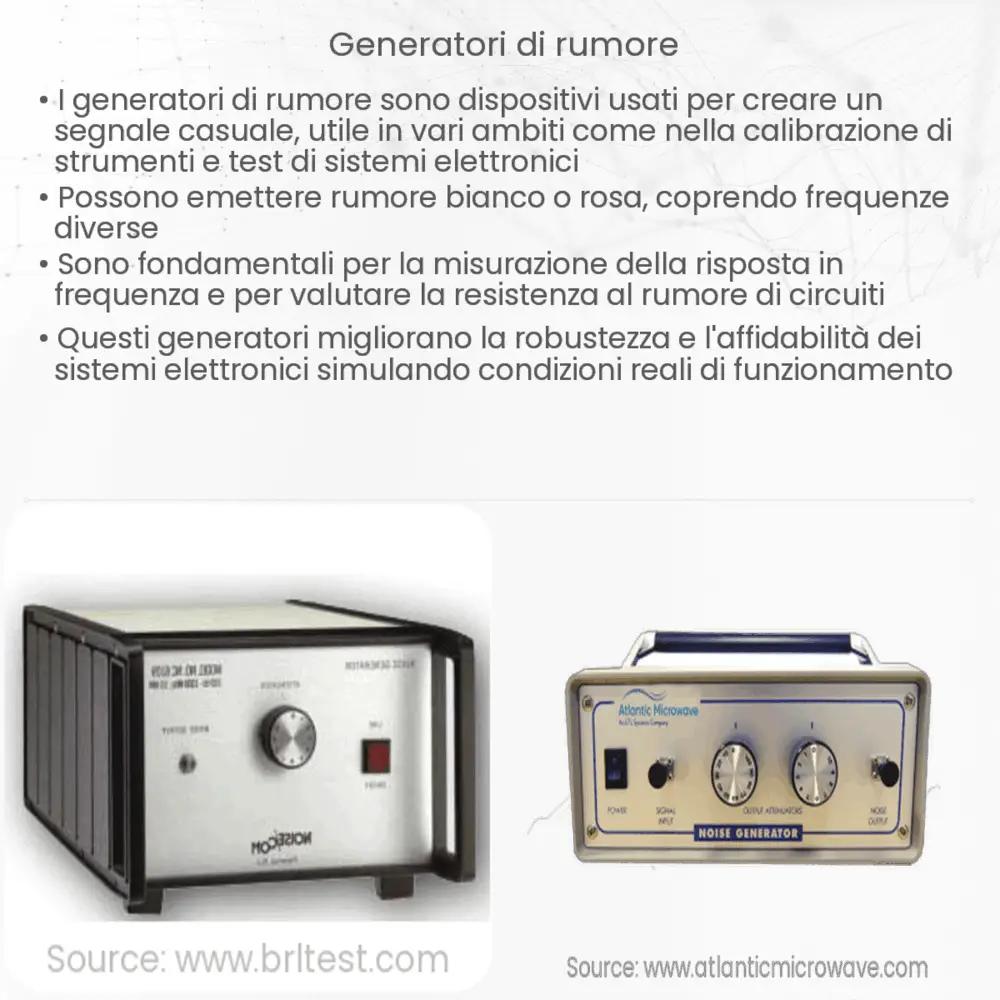Generatori di rumore| Come funziona, Applicazione e Vantaggi