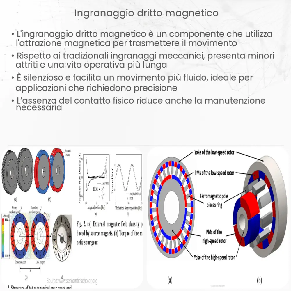 Ingranaggio dritto magnetico – Electricity – Magnetism