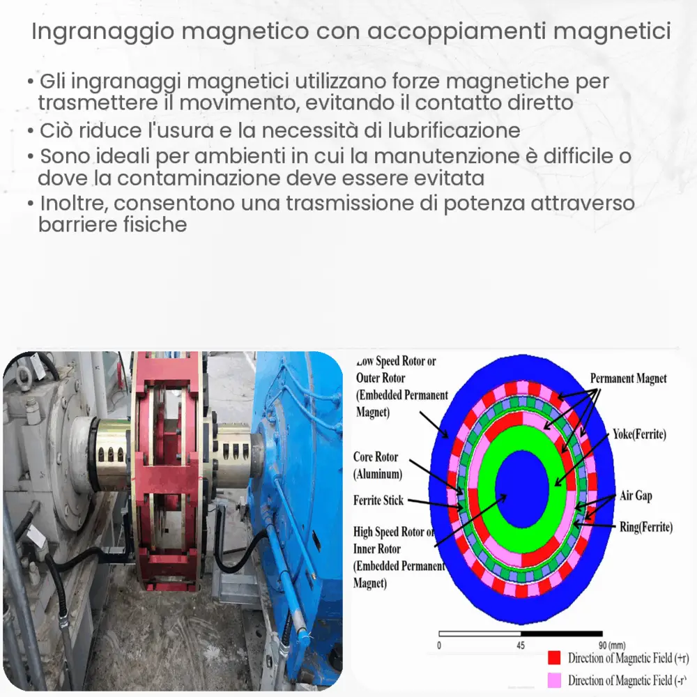 Ingranaggio magnetico con accoppiamenti magnetici – Electricity – Magnetism