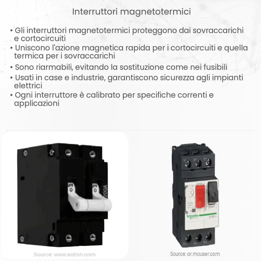 Interruttori magnetotermici – Electricity – Magnetism