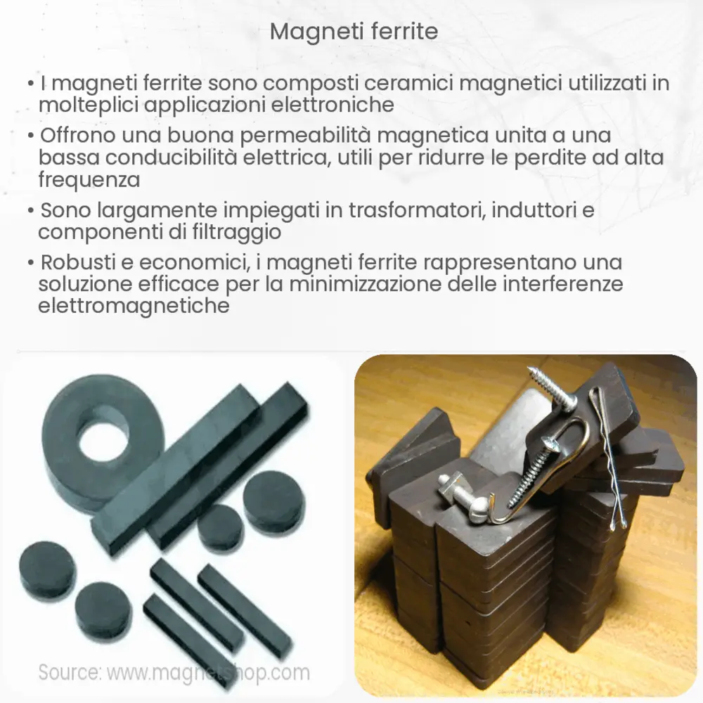Magneti ferrite – Electricity – Magnetism