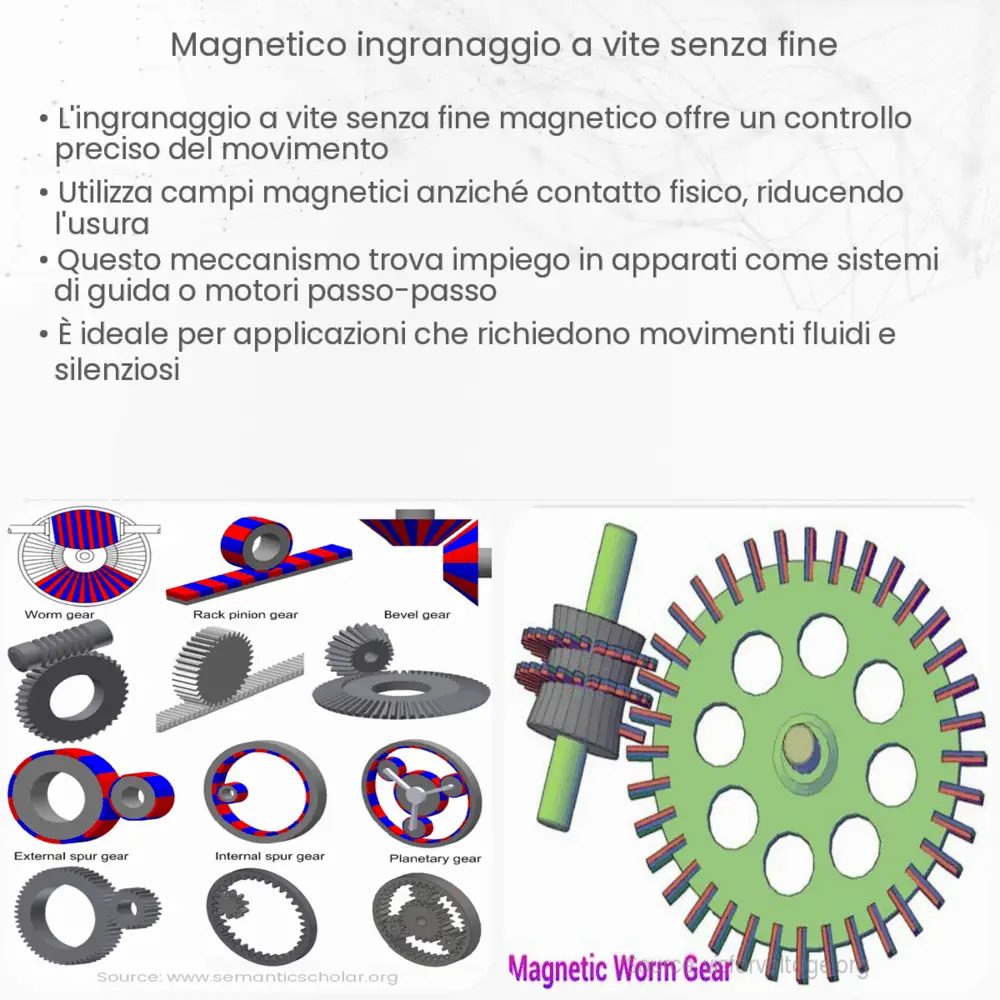 Magnetico ingranaggio a vite senza fine – Electricity – Magnetism