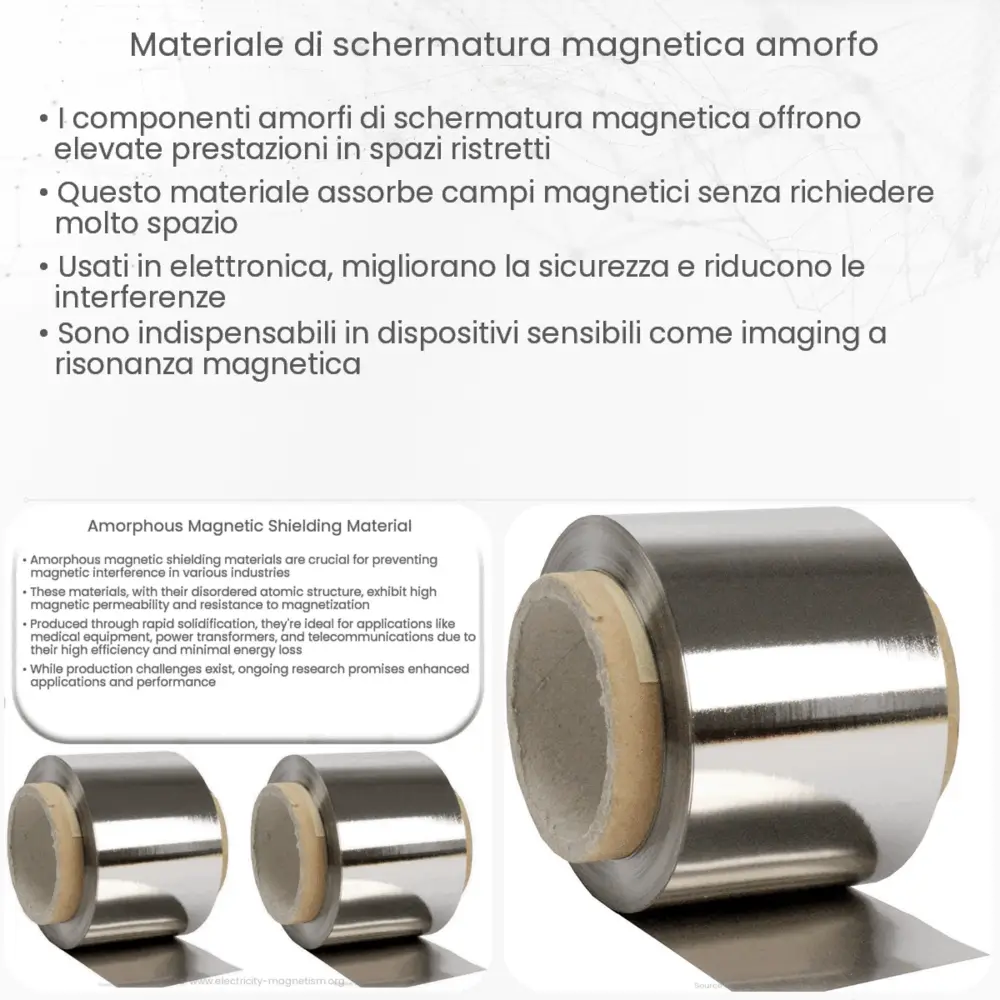 Materiale di schermatura magnetica amorfo – Electricity – Magnetism