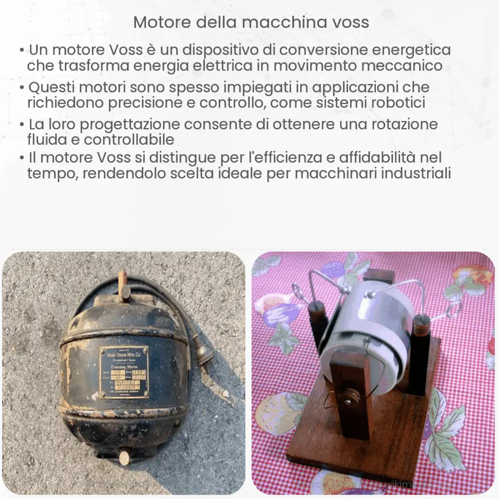 Motore della macchina Voss – Electricity – Magnetism