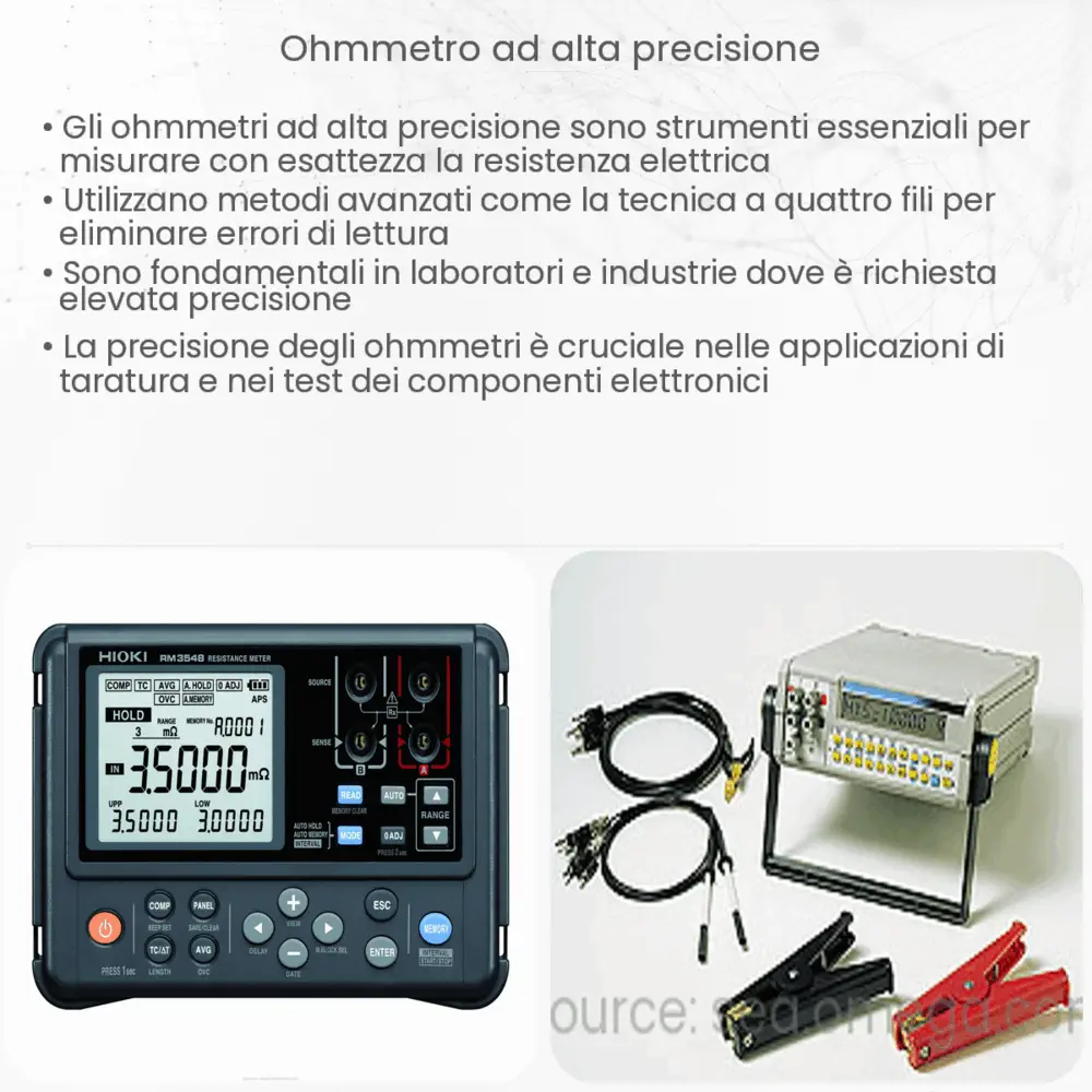 Ohmmetro a bassa resistenza| Come funziona, Applicazione e Vantaggi