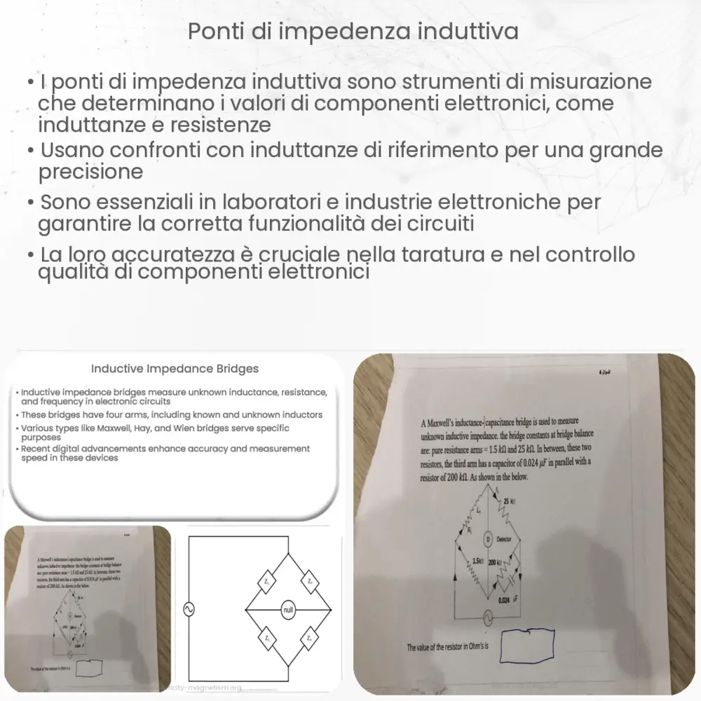 Ponti di impedenza induttiva – Electricity – Magnetism