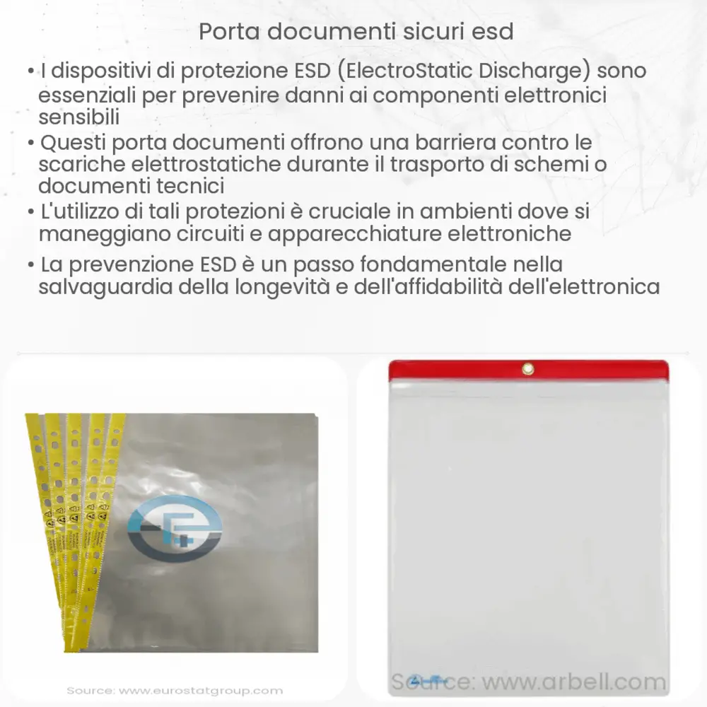 Porta documenti sicuri ESD – Electricity – Magnetism