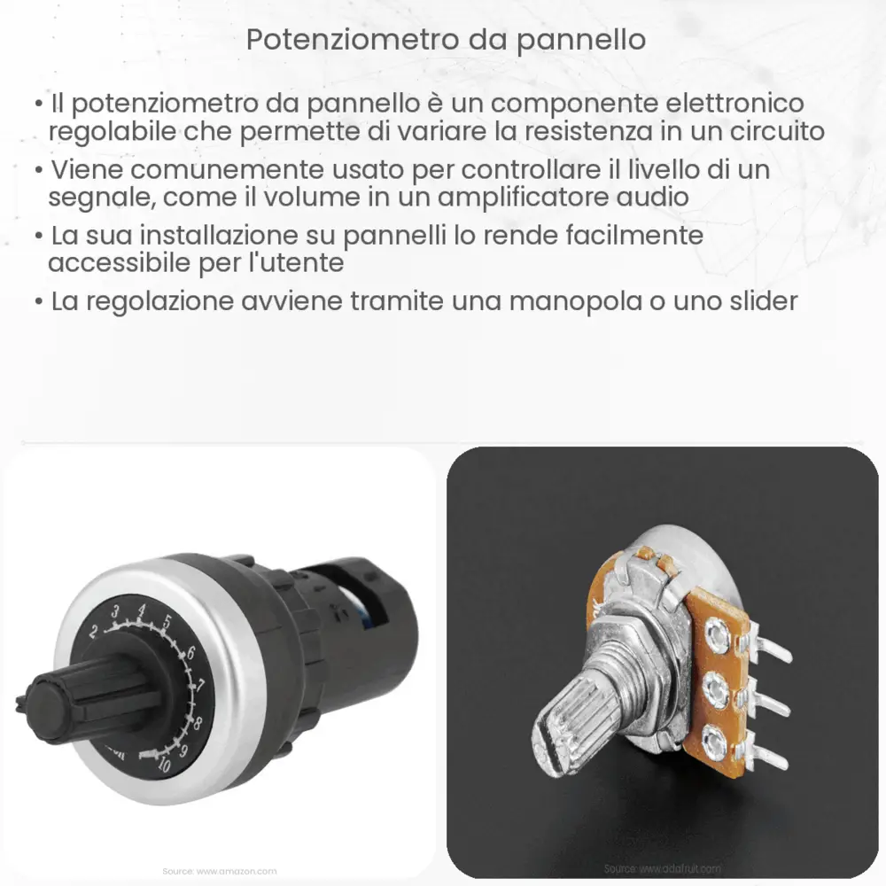 Potenziometri| Come funziona, Applicazione e Vantaggi