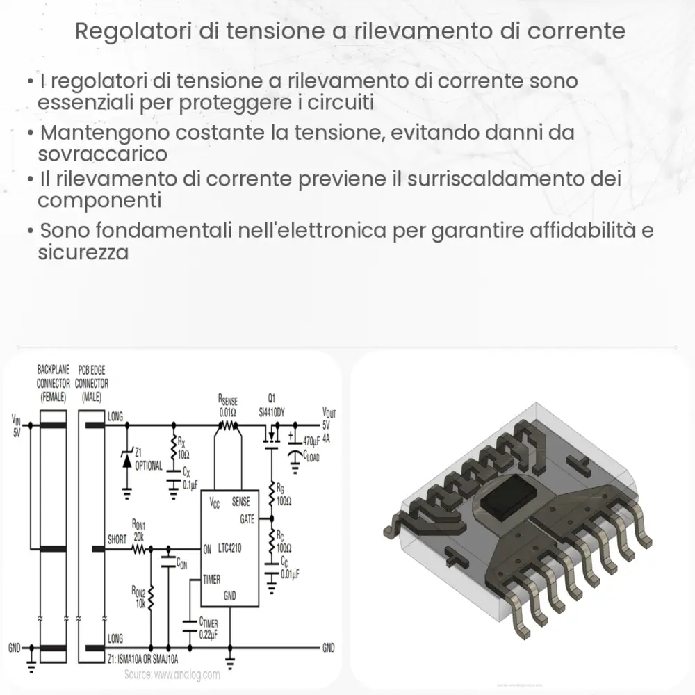 Regolatori di tensione a rilevamento di corrente| Come funziona ... Regolatori di tensione a rilevamento di corrente| Come funziona ...