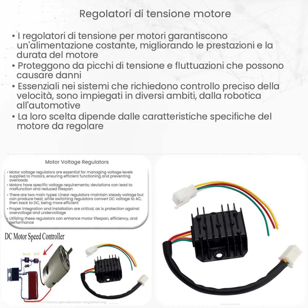 Regolatori di tensione motore – Electricity – Magnetism Regolatori di tensione motore – Electricity – Magnetism