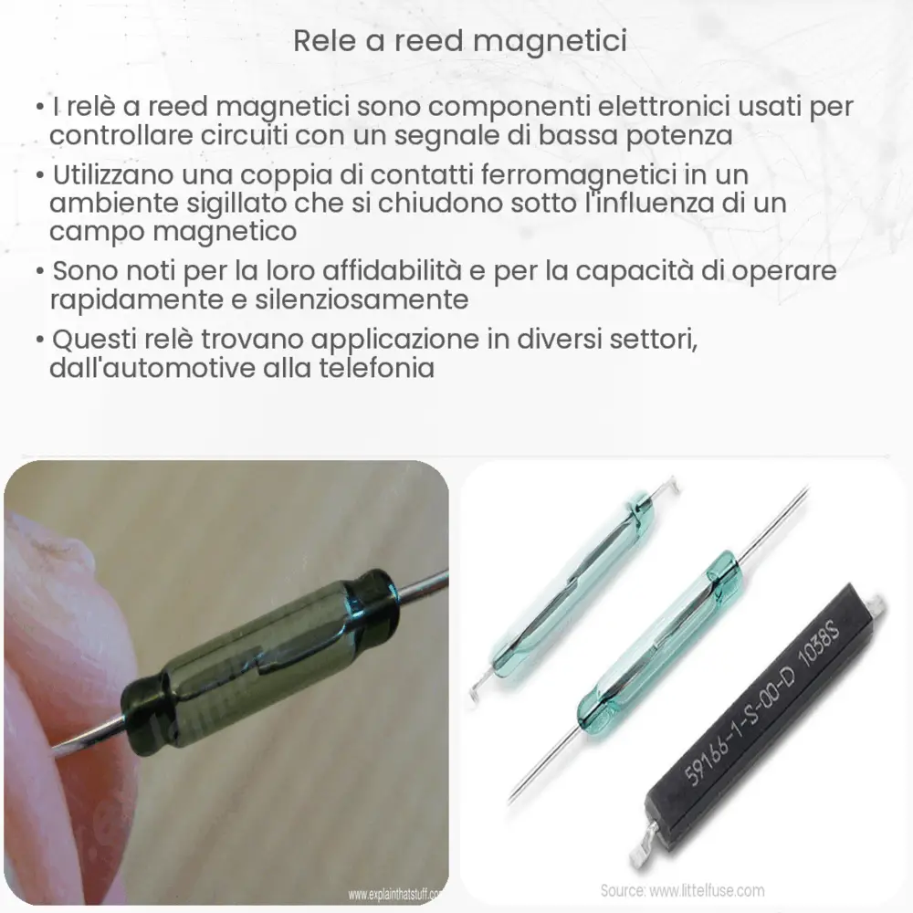 Relè a reed magnetici – Electricity – Magnetism