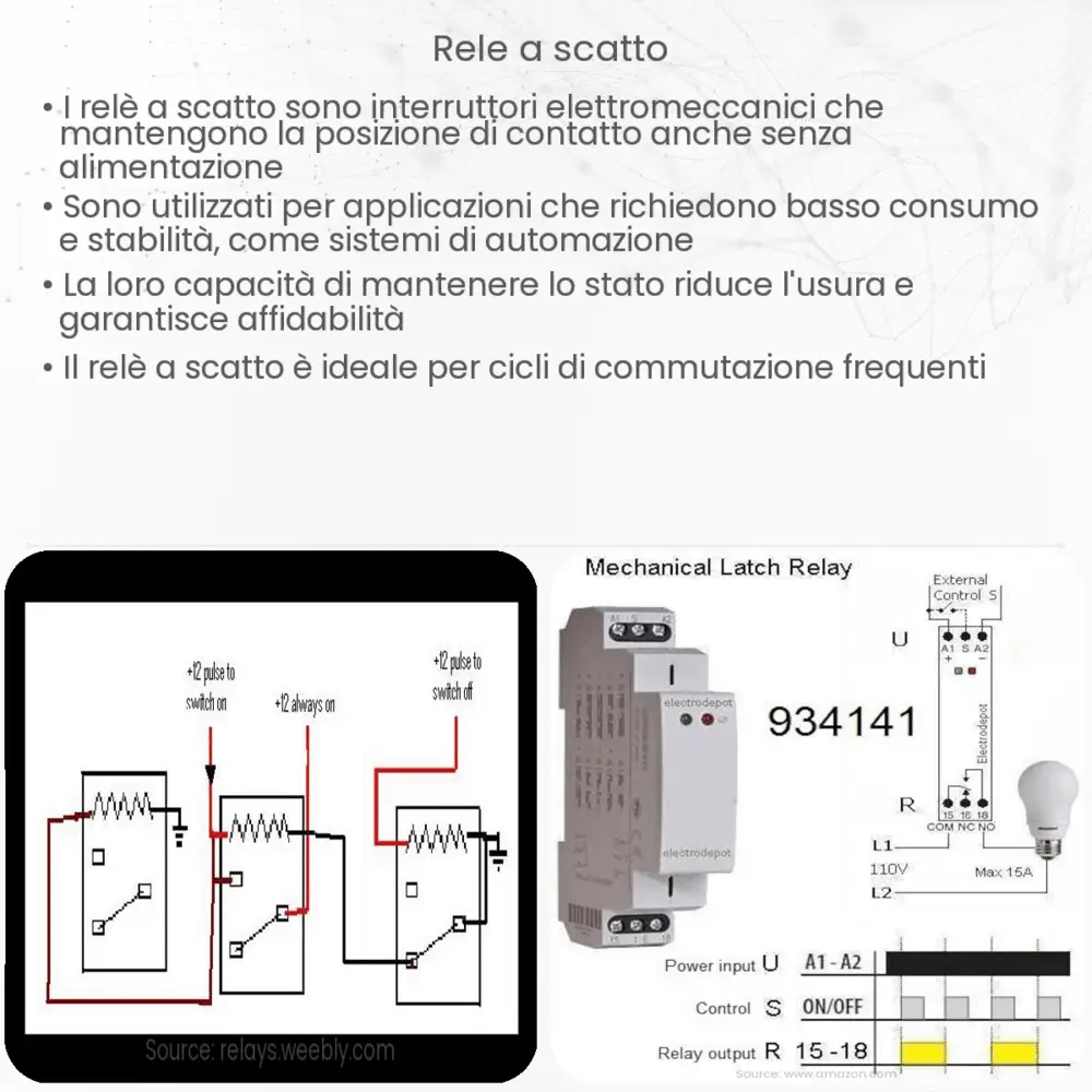 Rele a scatto – Electricity – Magnetism
