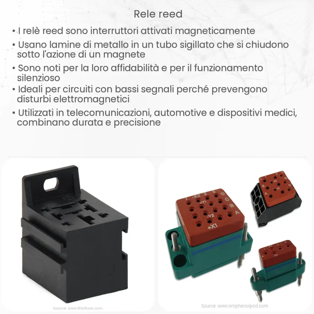 Relè Reed| Come funziona, Applicazione e Vantaggi