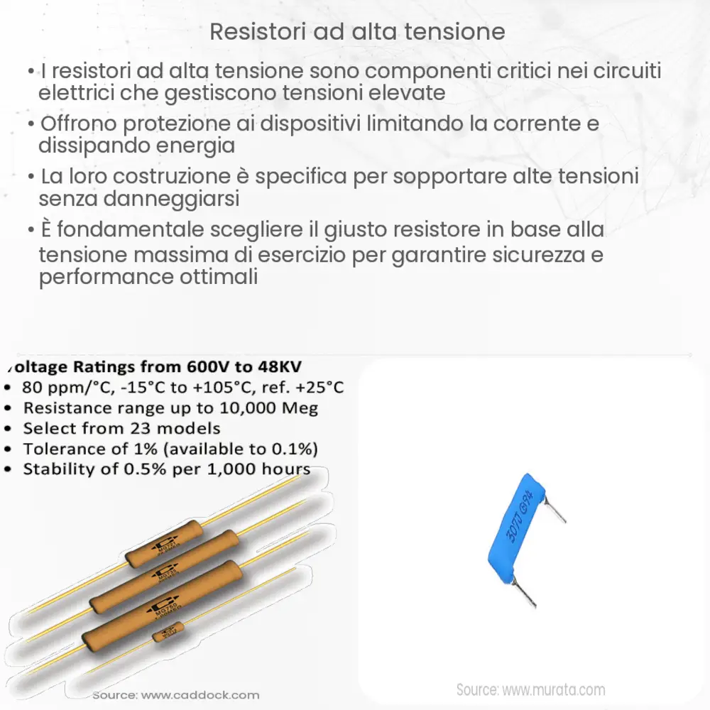 Resistori ad Alta Tensione – Electricity – Magnetism