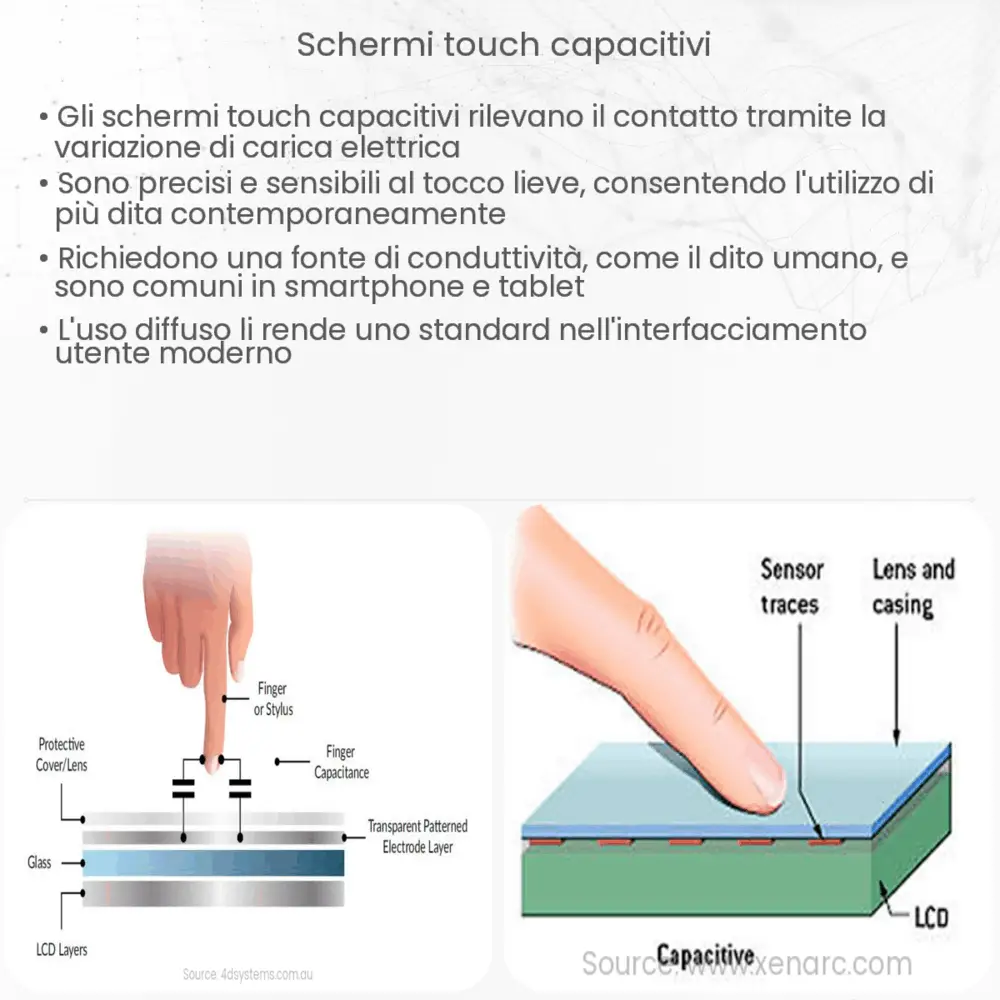 Schermi touch capacitivi| Come funziona, Applicazione e Vantaggi