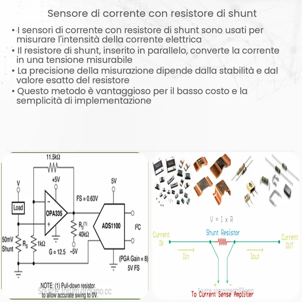 Come funziona uno shunt di corrente?