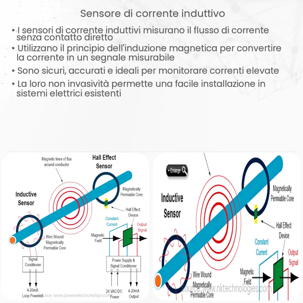 Sensore di corrente induttivo| Come funziona, Applicazione e Vantaggi
