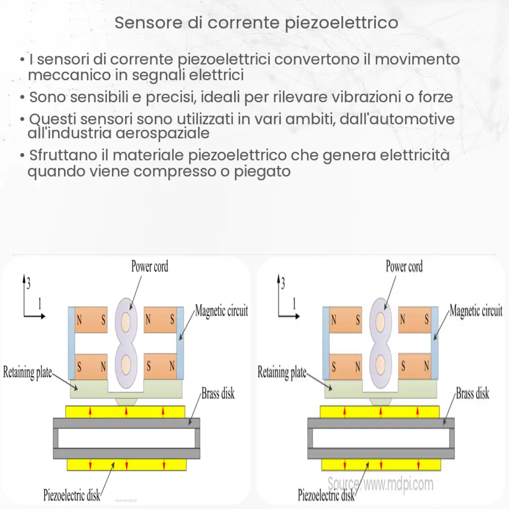 Sensore di corrente piezoelettrico| Come funziona, Applicazione e Vantaggi