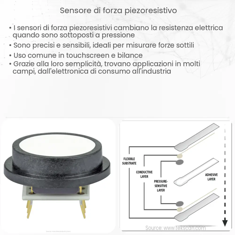 Sensore di pressione piezoresistivo| Come funziona, Applicazione e Vantaggi