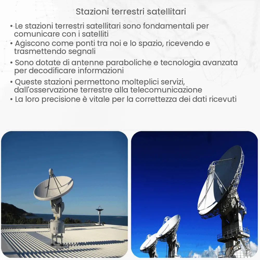Stazioni terrestri satellitari| Come funziona, Applicazione e Vantaggi