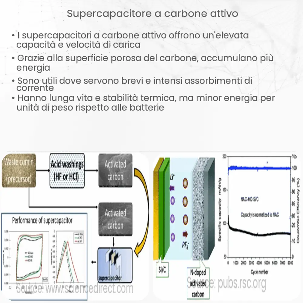Supercapacitore a carbone attivo – Electricity – Magnetism