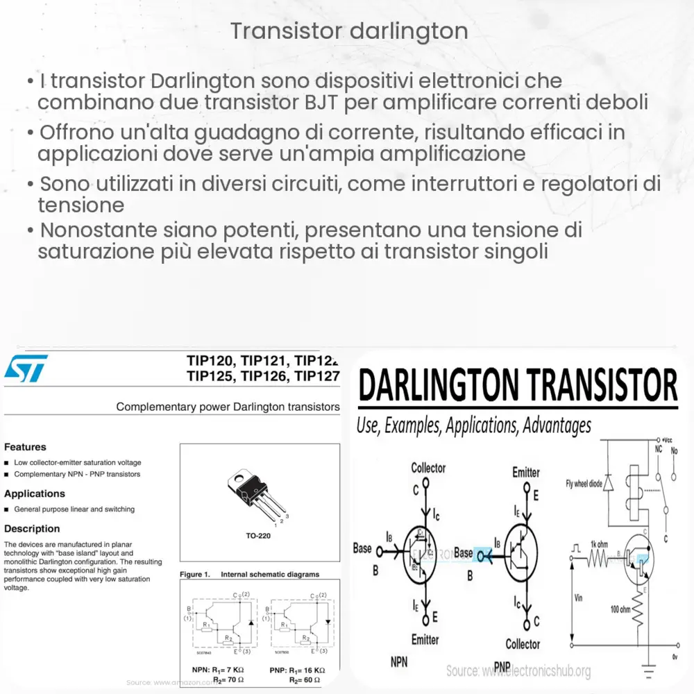 Transistor Darlington – Electricity – Magnetism