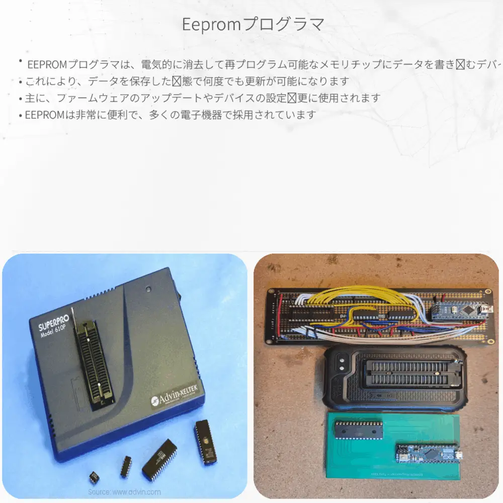 EEPROMプログラマ – Electricity – Magnetism