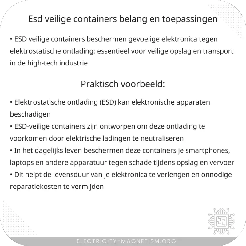 ESD-veilige Labels | Belang en Toepassingen