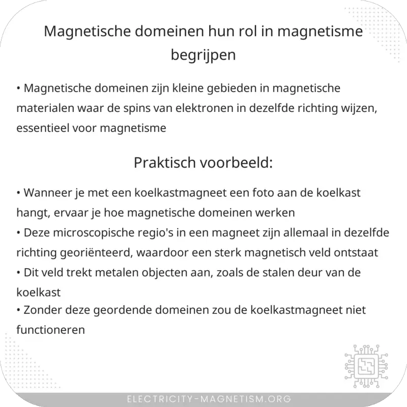 Magnetische Domeinen | Hun Rol in Magnetisme Begrijpen
