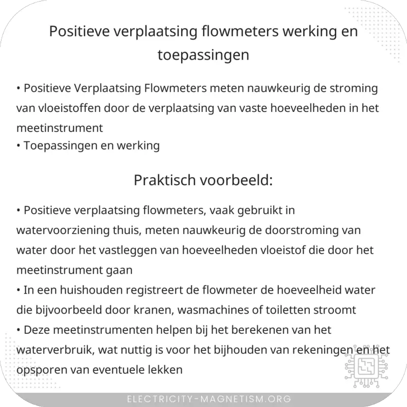 Positieve Verplaatsing Flowmeters | Werking en Toepassingen ...
