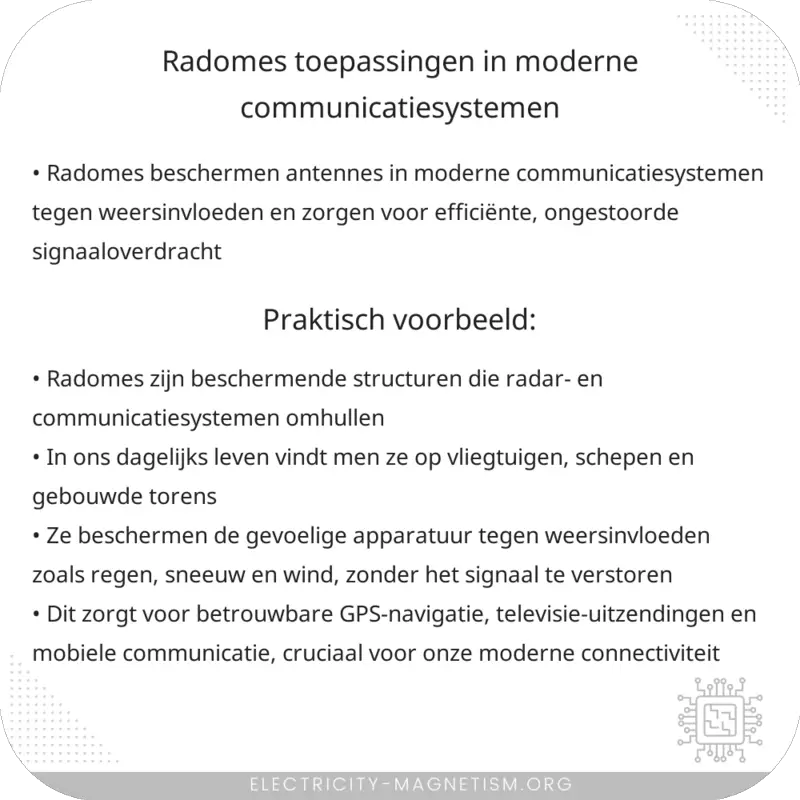 Radomes | Toepassingen in Moderne Communicatiesystemen – Electricity ...
