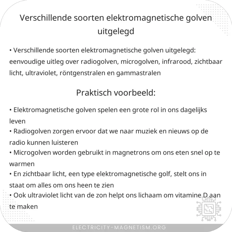 Hoe werkt een elektromagnetisch spectrum?