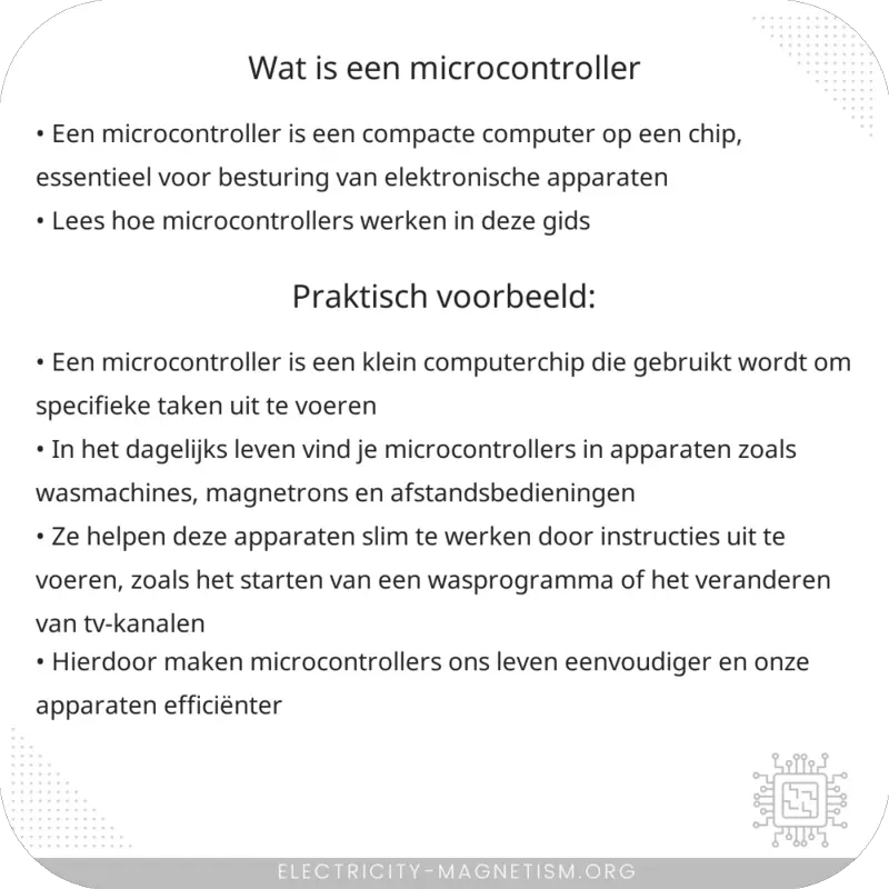 Wat is een microcontroller? – Electricity – Magnetism