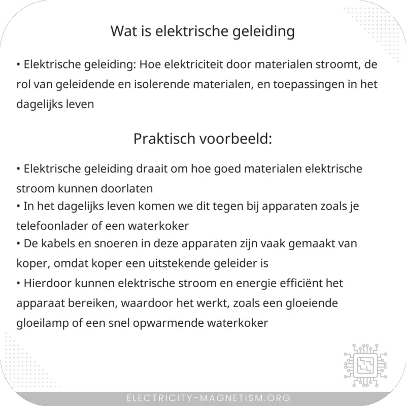 Wat is elektrische geleiding? – Electricity – Magnetism