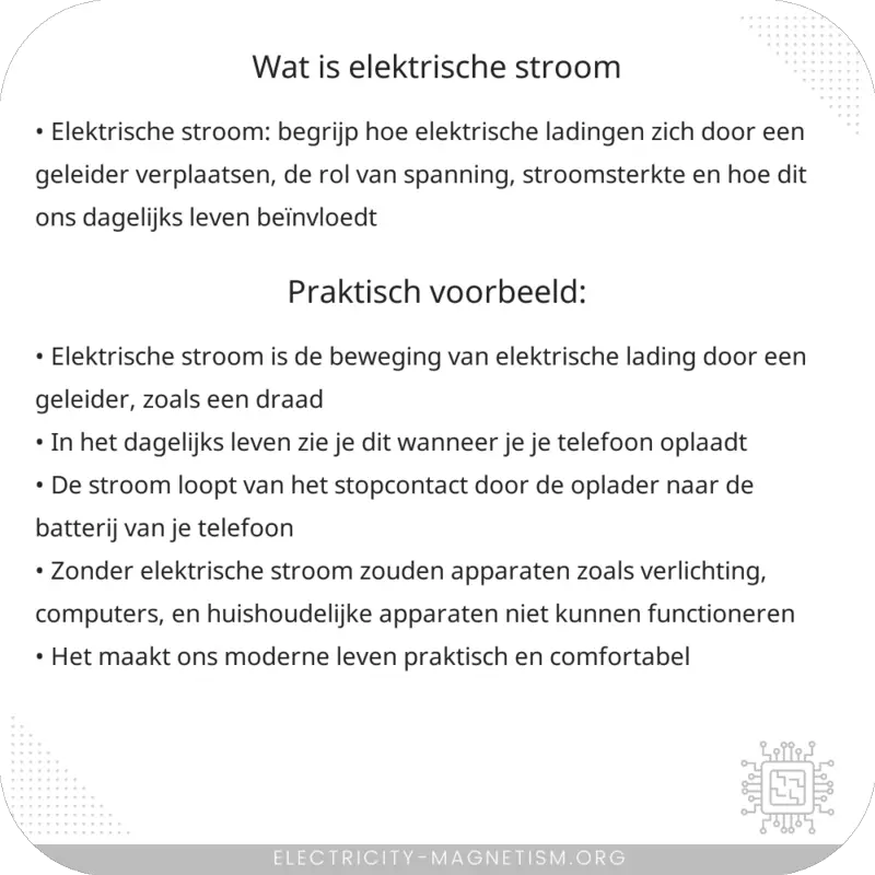 Wat is elektrische stroom? – Electricity – Magnetism