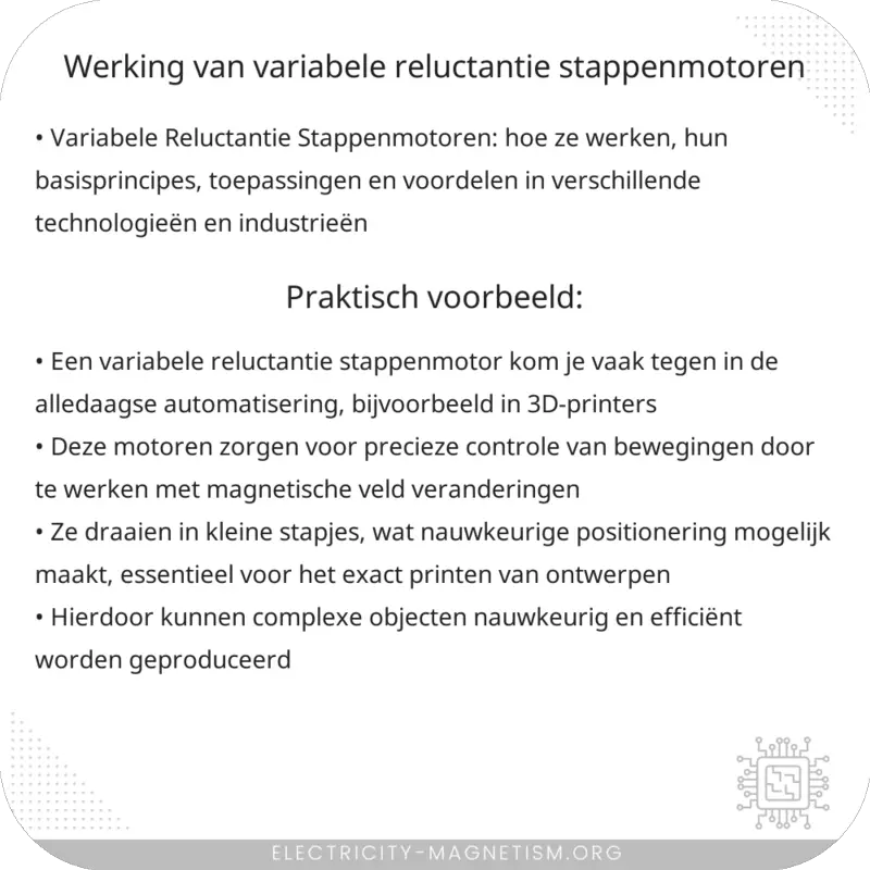 Werking van Variabele Reluctantie Stappenmotoren – Electricity – Magnetism
