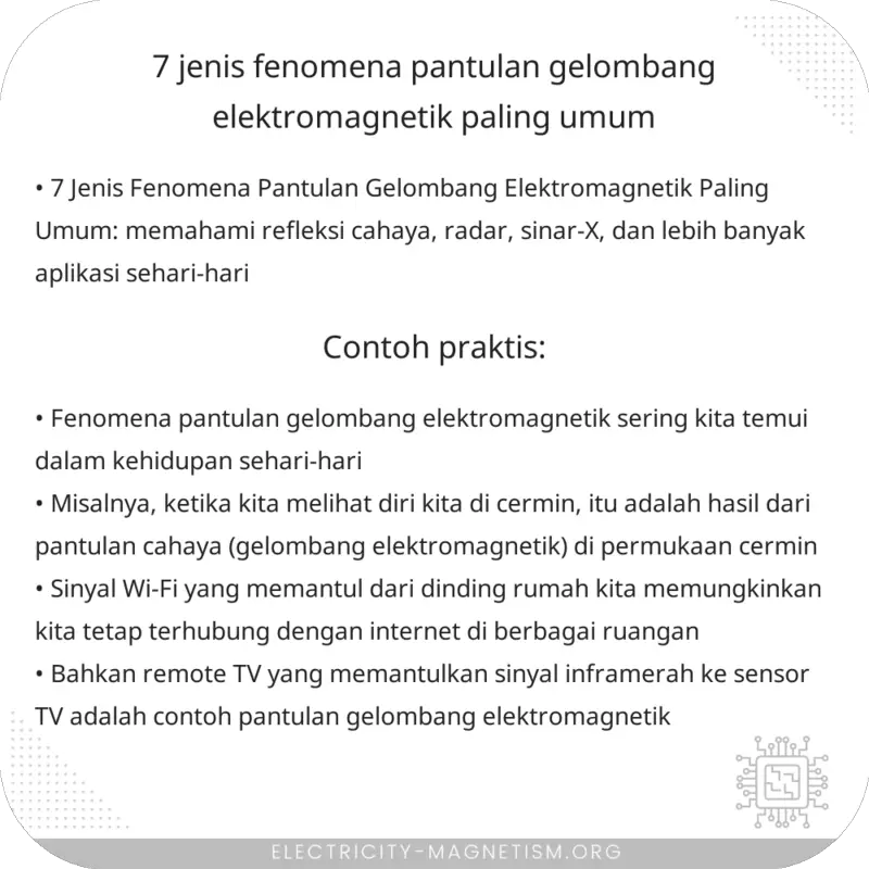7 Jenis Fenomena Pantulan Gelombang Elektromagnetik Paling Umum ...