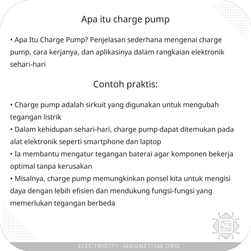 Apa Itu Charge Pump?