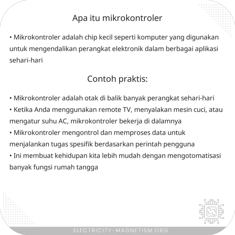Apa Itu Mikrokontroler? – Electricity – Magnetism